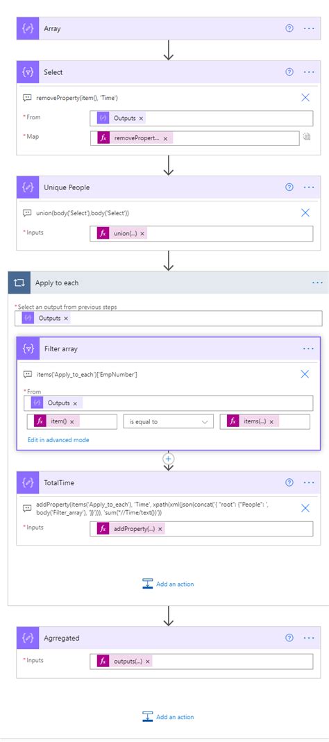 get distinct values from an array then get the to power platform