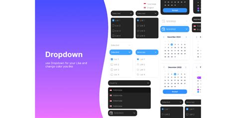dropdown website figma community
