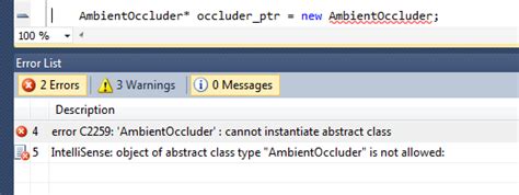 how do you handle a cannot instantiate abstract class error in c