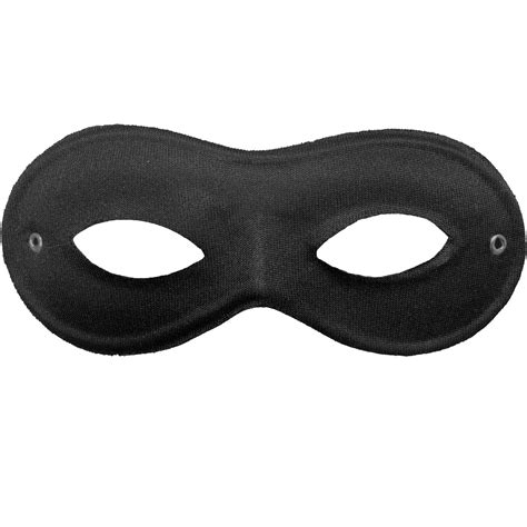 Black Eye Mask Elasticated Fancy Dress World Book Day Bandit Robber