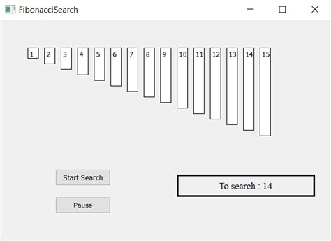 fibonacci search visualizer using pyqt5 geeksforgeeks
