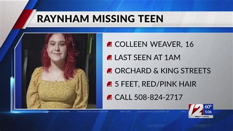 Raynham Police Looking For Missing 16 Year Old Girl Youtube