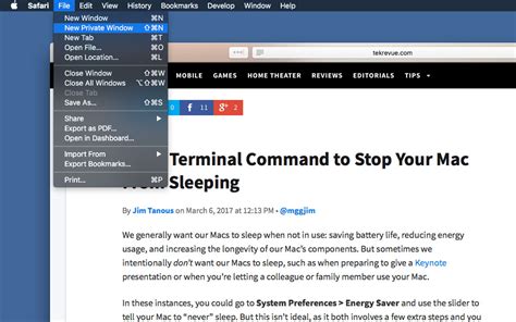 Why And How To Use Private Browsing In Safari For Mac