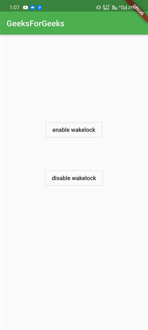 flutter wakelock geeksforgeeks