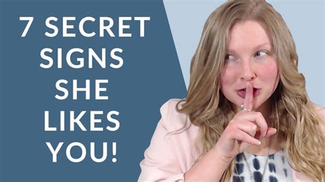7 Secret Signs A Girl Likes You Coach Melannie