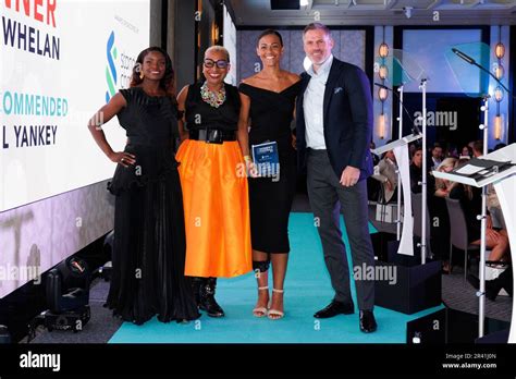 Fern Whelan Second Right Poses With The Off The Pitch Award