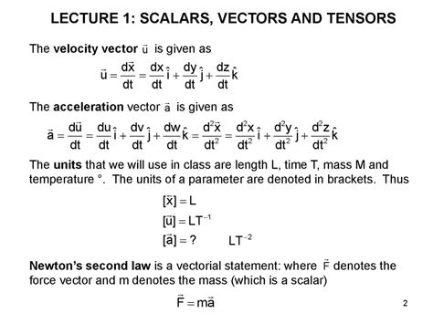 scalars vectors and tensors презентация онлайн