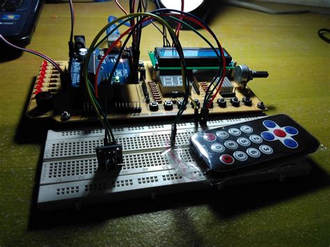 project v 17 reads the value data from ir remote