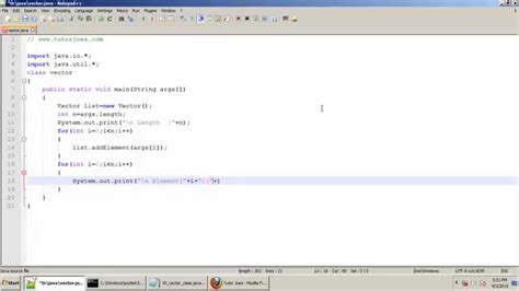 vector class in java tamil youtube