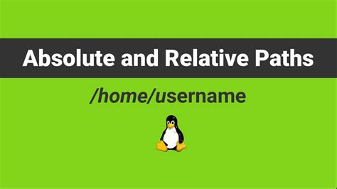 absolute and relative paths in linux youtube