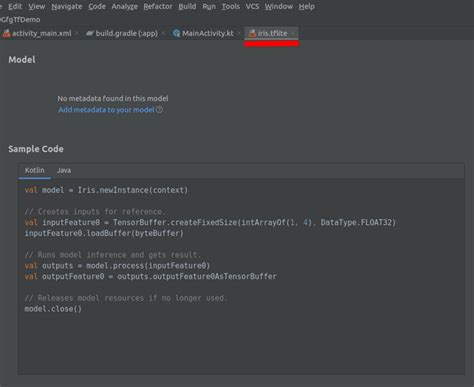 how to create custom model for android using tensorflow geeksforgeeks