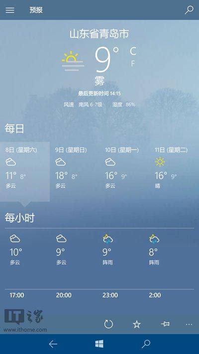 微软已修复win10自带msn天气数据空白问题 每日头条