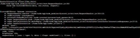 random unknown interaction errors sometimes · issue 7005 · discordjs