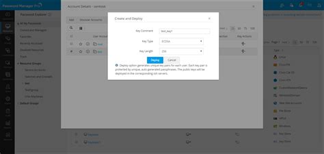 remote connection to ssh based devices using ssh keys