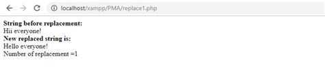 php str replace function javatpoint