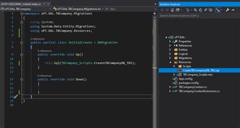 c run migration sql script for new databases only stack overflow