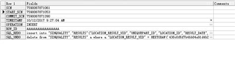 oracle 11g get invalid invalid rowid through v logminer content