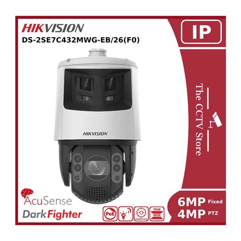 Hikvision Ds 2se7c432mwg Eb 26 F0 6mp Panoramic 4mp Tandemvu Ip Ptz