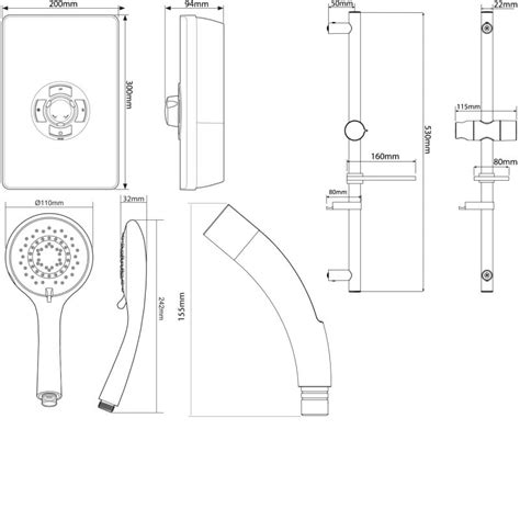 Triton Aspirante Electric Shower Asp08mtblk 8 5kw Matt Black
