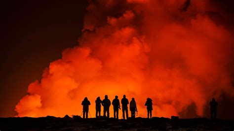Iceland Volcano Enormous Lava Flow Engulfs Road After Another Eruption