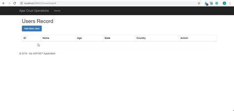 crud operations using ajax in asp mvc the code hubs