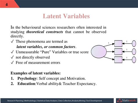 Ppt Lecture 2 Latent Manifest Observed Variables Using In Sem