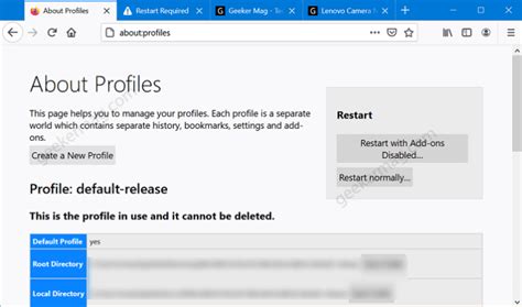 How To Restart Firefox Without Closing Opened Tabs