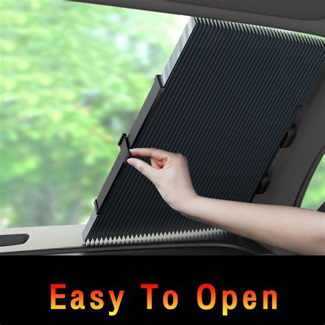 Mjy Car Retractable Curtain Car Sun Protection Heat Insulation Sunshade
