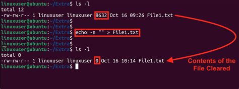 How To Clear The Contents Of A File From The Command Line In Ubuntu 22