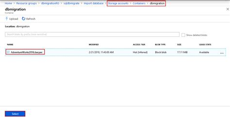 migrate an on premises sql server database to an azure sql