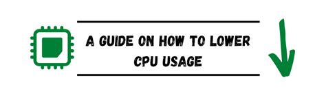 [full Guide] How To Lower Cpu Usage In Windows