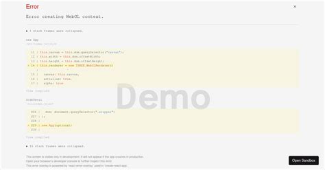 webgl and html smooth scroll codesandbox