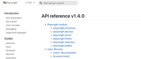 playwright for e2e testing dev