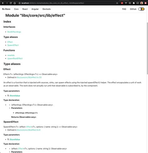 auto generated api docs for typescript users with typedoc