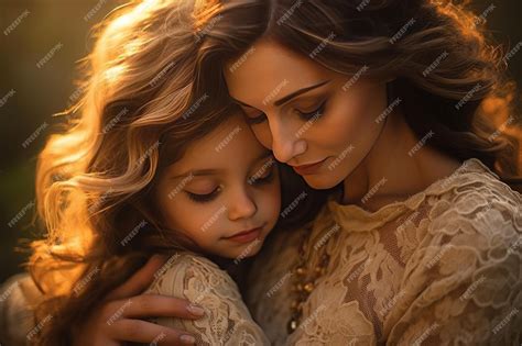 Premium Photo Photo Of Capture The Genuine Affection Between A Mom