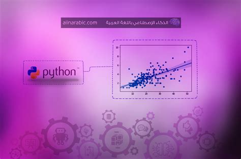 تطبيق الانحدار باستخدام لغة البايثون regression with python الذّكاءُ