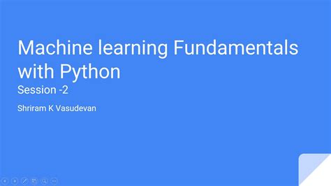 2 machine learning fundamentals standard deviation explanation