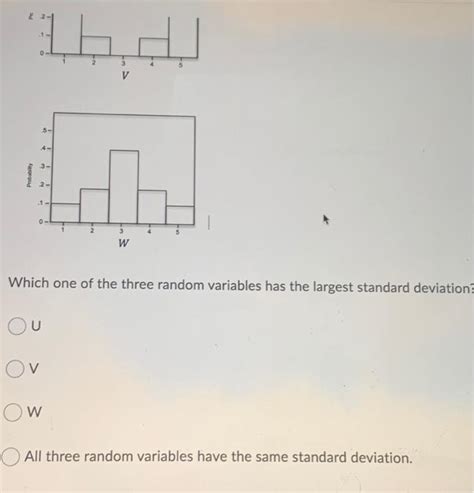 Solved Question 3 1 Point Listen Three Random Variables