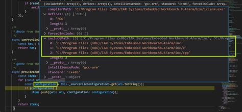 compiler includes errors using customconfigurationprovider for custom