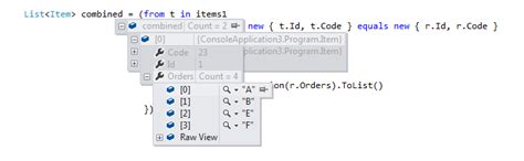 linq how to merge 2 object from different list in c stack overflow