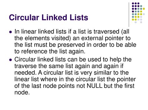 ppt circular linked list powerpoint presentation free download id