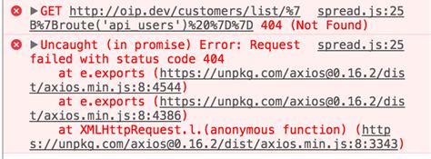 laravel axios vue js error to connect to database stack overflow