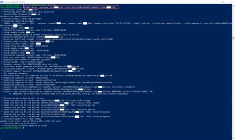 configure sql server on ubuntu 16 04 to use active directory
