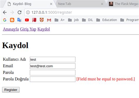 flask tutorial login operations