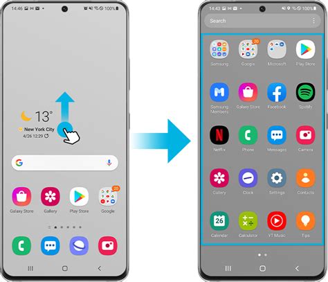 cara menambahkan aplikasi dan widget pada layar depan ponsel galaxy