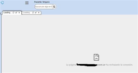 page has rejected the connection support openemr community