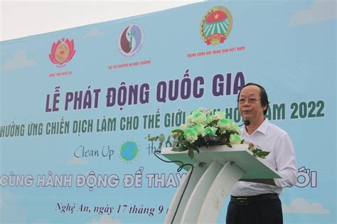 Lễ Phát động Quốc Gia Hưởng ứng Chiến Dịch Làm Cho Thế Giới Sạch Hơn