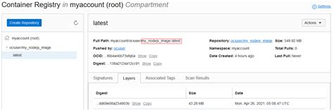 deploy the docker image of a node js microservice to oci