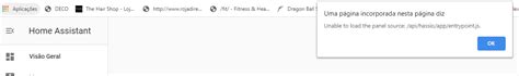 unable to load the panel source api hassio app entrypoint js home