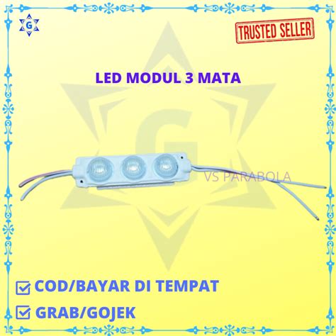 Lampu Led Modul 3 Mata 12 Volt Lazada Indonesia